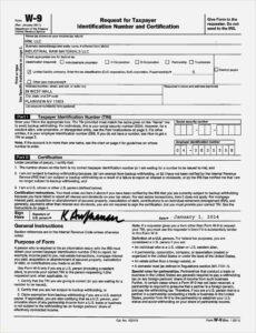 Printable W-9 Form 2026 - Printable We Love Printables