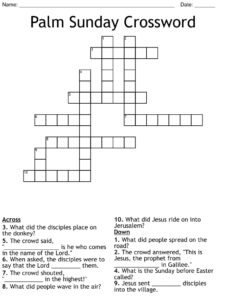 Free Printable Sunday Crossword Puzzles - Printable We Love Printables