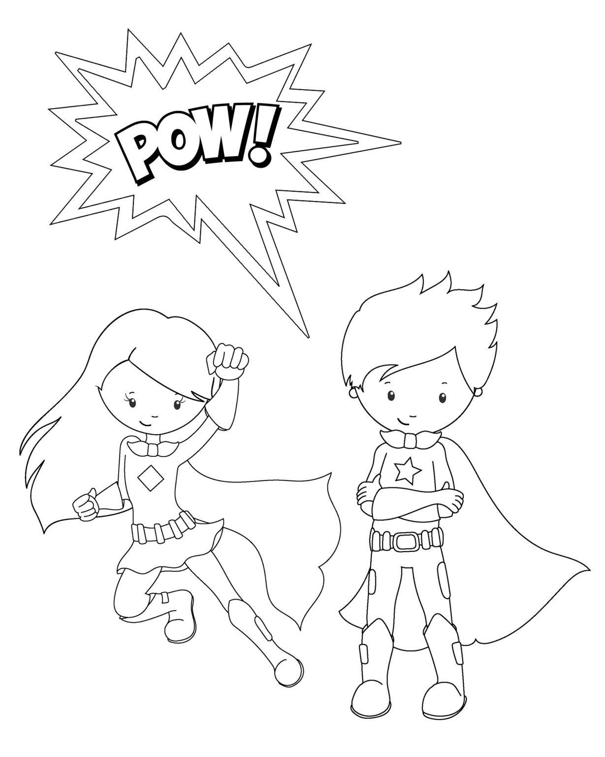 Printable Coloring Pages Super Coloring - Printable We Love Printables