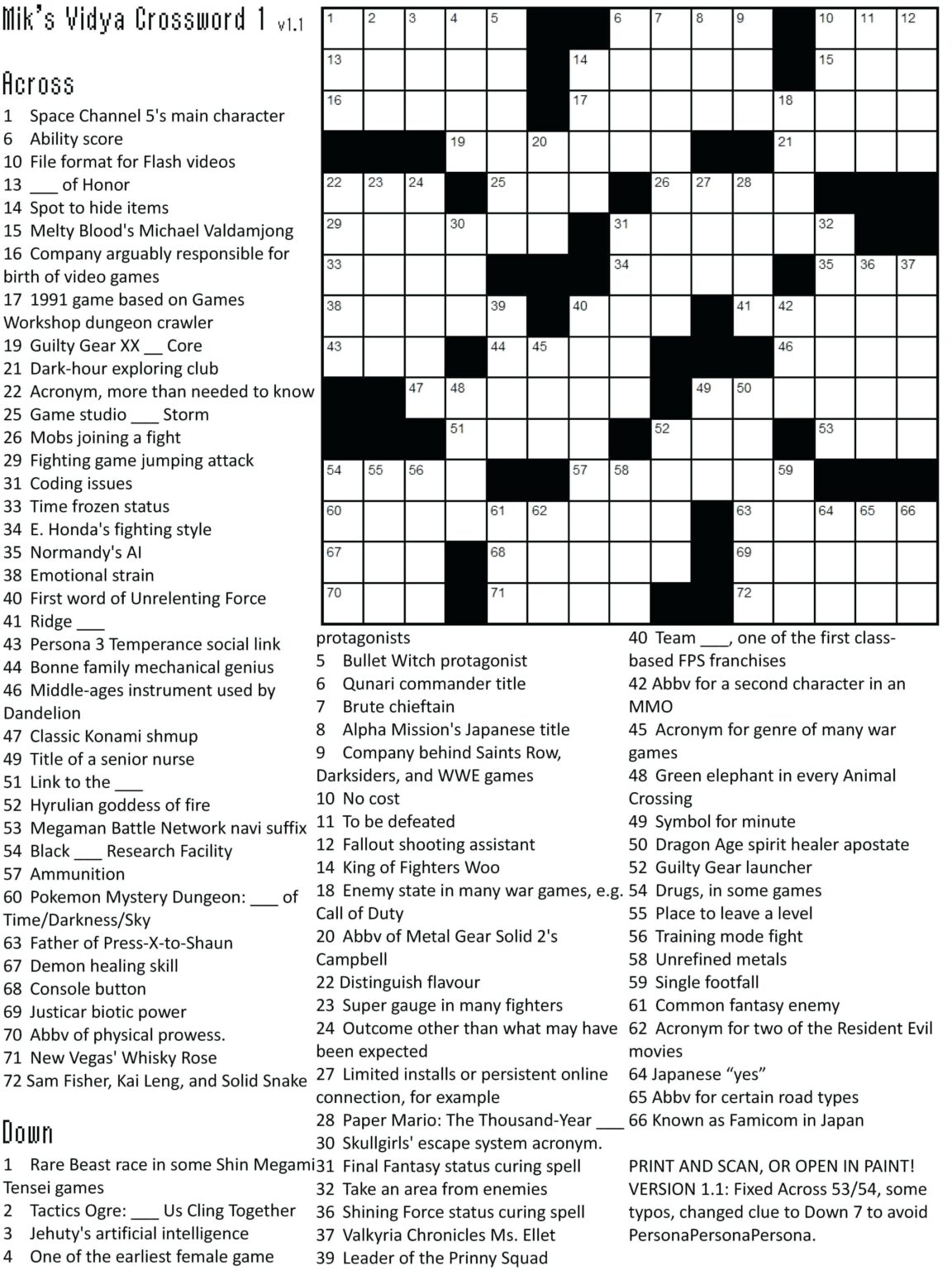 Printable Crossword Puzzles Theme - Printable We Love Printables
