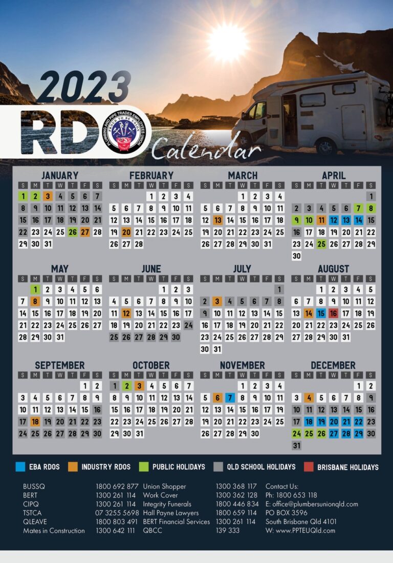 Etu Rdo Calendar 2026 Vic Printable - Printable We Love Printables