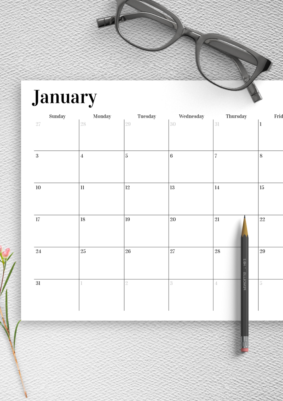 Printable Calendar By Month - Printable We Love Printables