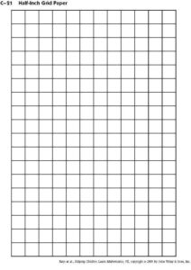 1 Inch Graph Paper Printable - Printable We Love Printables