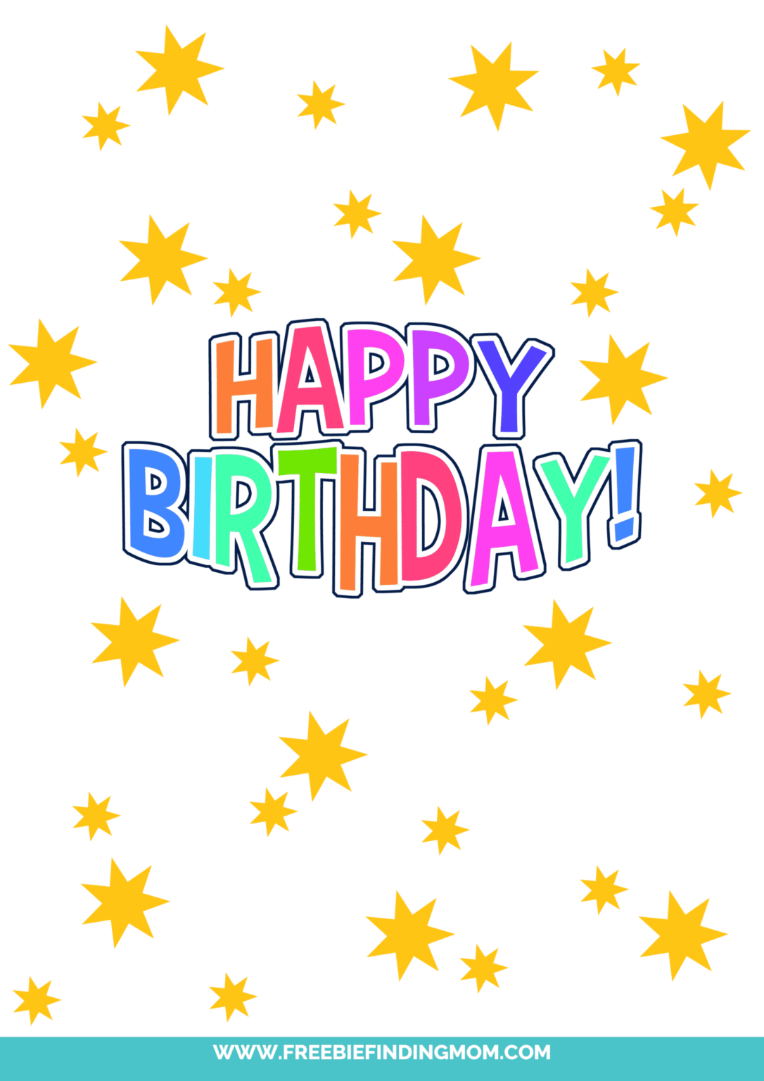 Printable Happy Birthday Signs - Printable We Love Printables