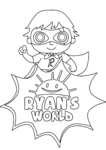 Printable Coloring Pages Ryan - Printable We Love Printables