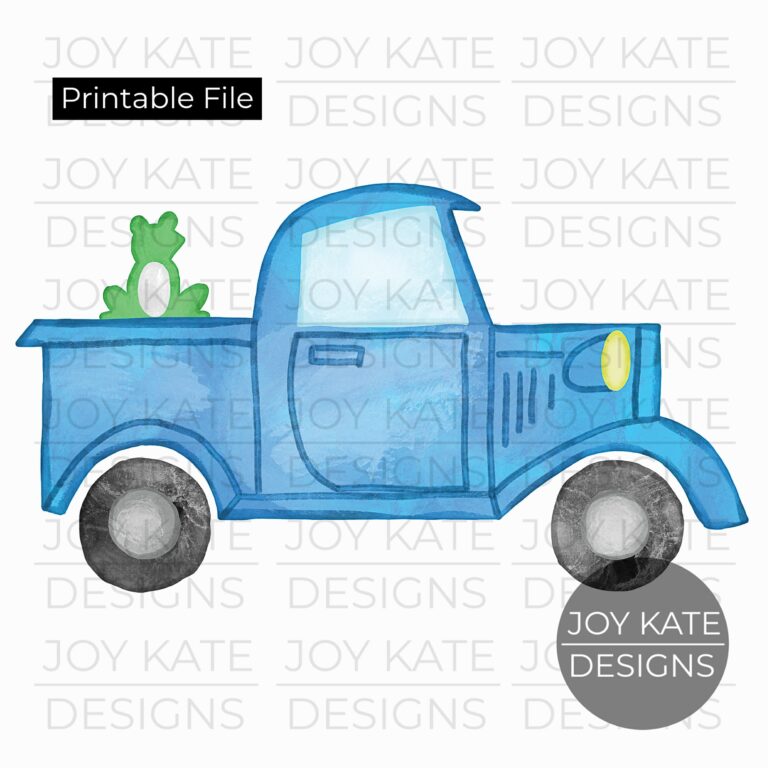 Free Little Blue Truck Printables - Printable We Love Printables